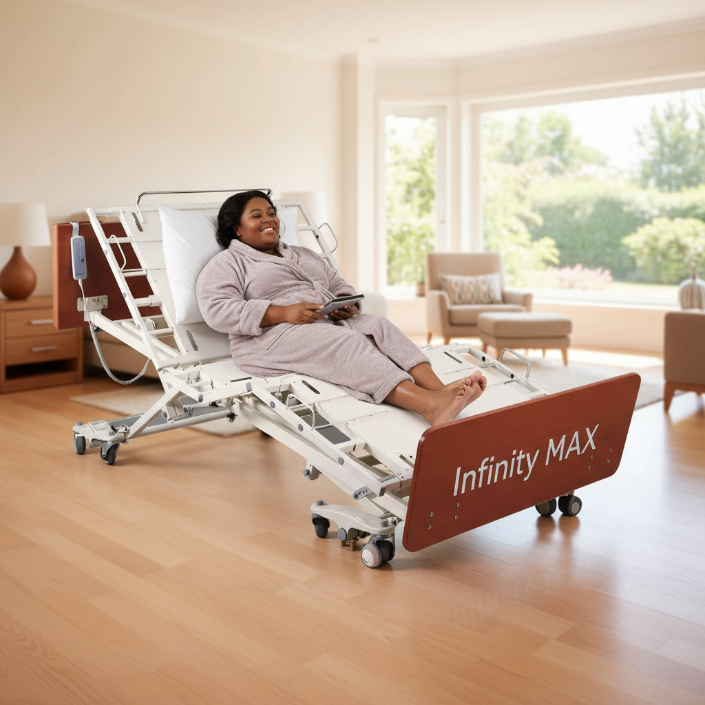 Bariatric Beds – Extra Wide, Heavy-Duty Support for Home Care Use